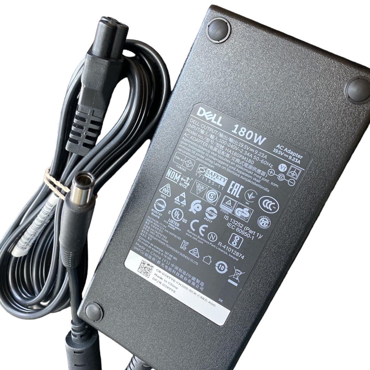 Cargador Original Dell 180W | 19.5V | 9.23A | Compatible con Laptops P – Alfa Ventas