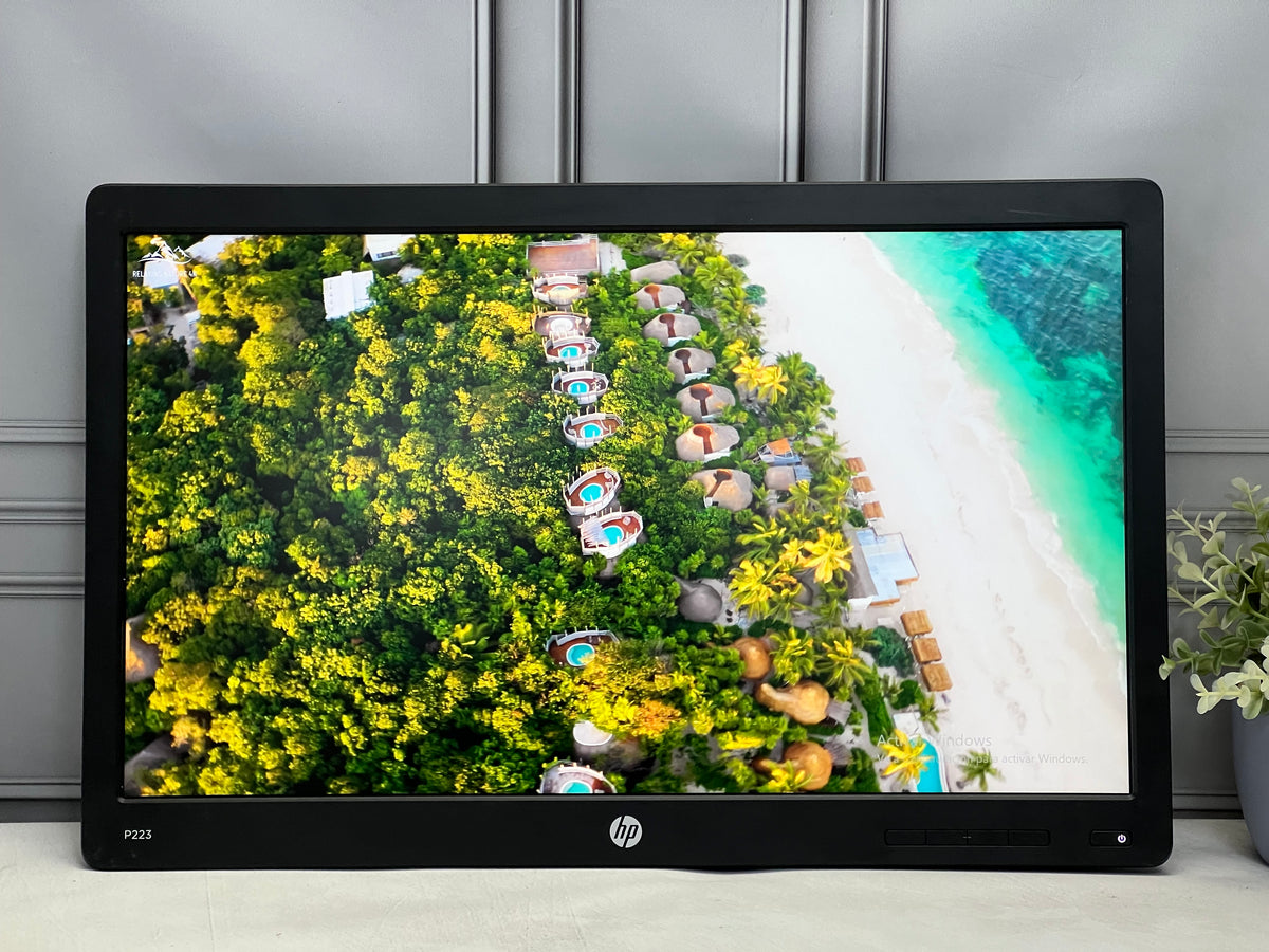 Monitor sin base para empotrar HP 22" P223 LED Full HD 1920x1080 VGA-D ...