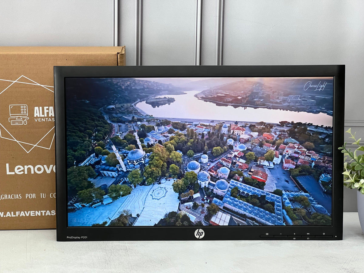 Monitor HP ProDisplay P201 20” LED VGA DVI 1600×900 60Hz Sin Base Clas ...