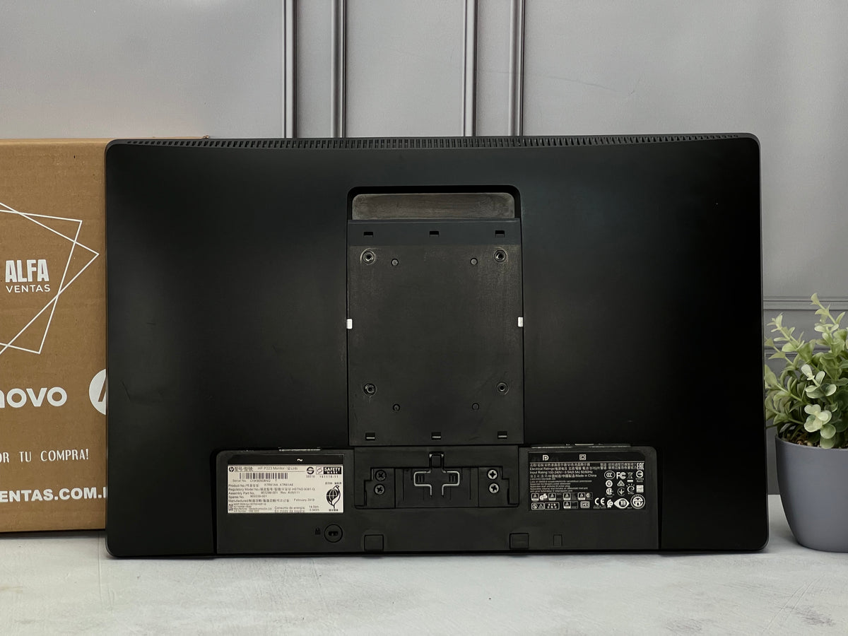 Monitor sin base para empotrar HP 22" P223 LED Full HD 1920x1080 VGA-D ...