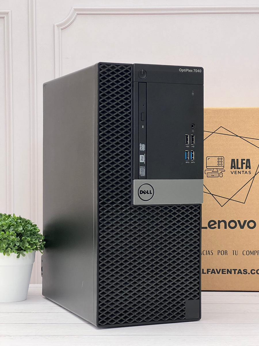 CPU Dell Optiplex 7040 MT Core i7 6ta Gen SSD 256gb RAM 16gb DDR4 Wind ...